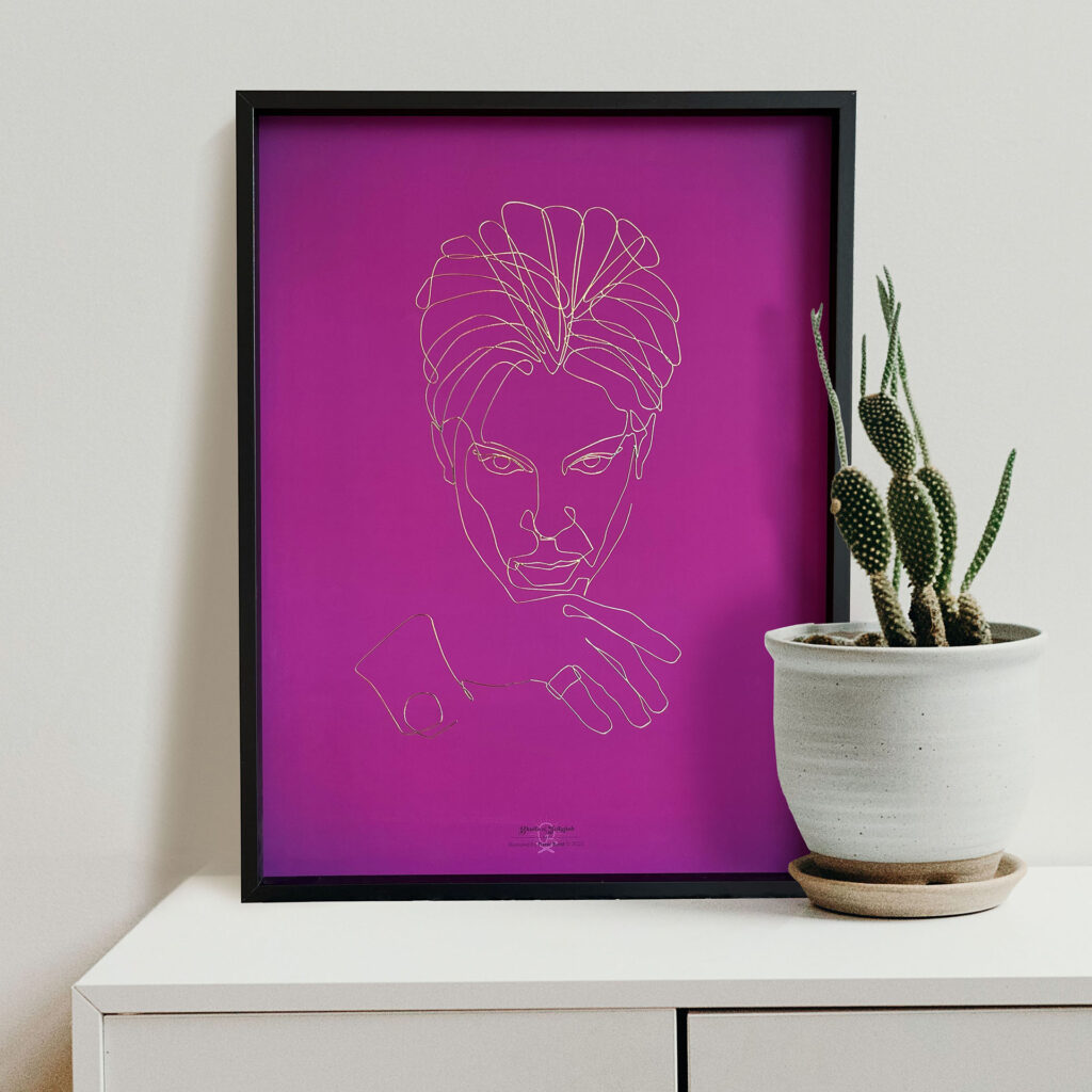 Poster “Prince” gold edition – Pieter Borst